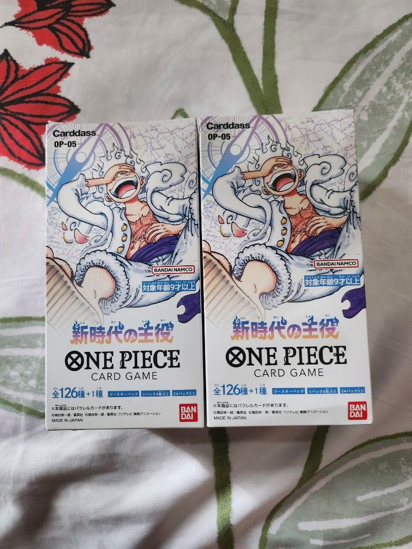 One Piece 05 sealed box Op05 box OP-05, Hobbies & Toys, Toys & Games on ...