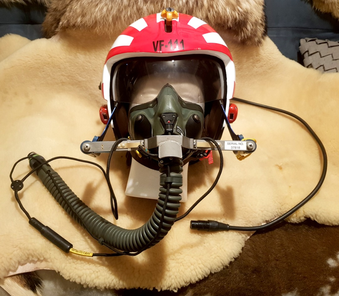 Pilot Helmet, Hobbies & Toys, Memorabilia & Collectibles, Vintage ...