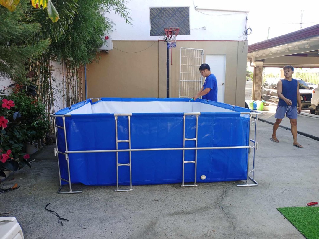 PORTABLE SWIMMING POOL, Furniture & Home Living, Outdoor Furniture on ...