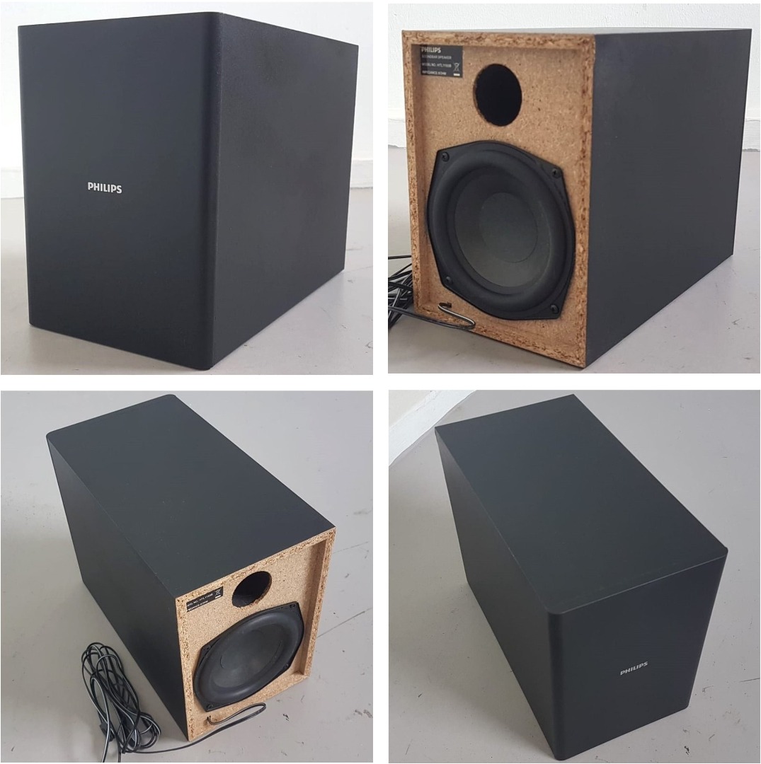 Professional Philips Speaker System, Philips Subwoofer, Model HTL1193B ...