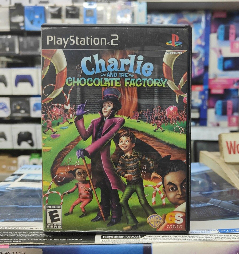 PS2 Charlie And The Chocolate Factory, Video Gaming, Video Games ...