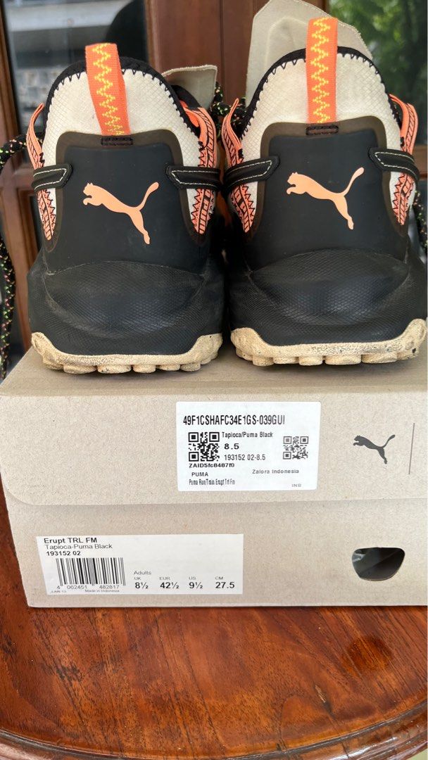 Puma Run / train erupt trl fm, Fesyen Pria, Sepatu , Sneakers di Carousell