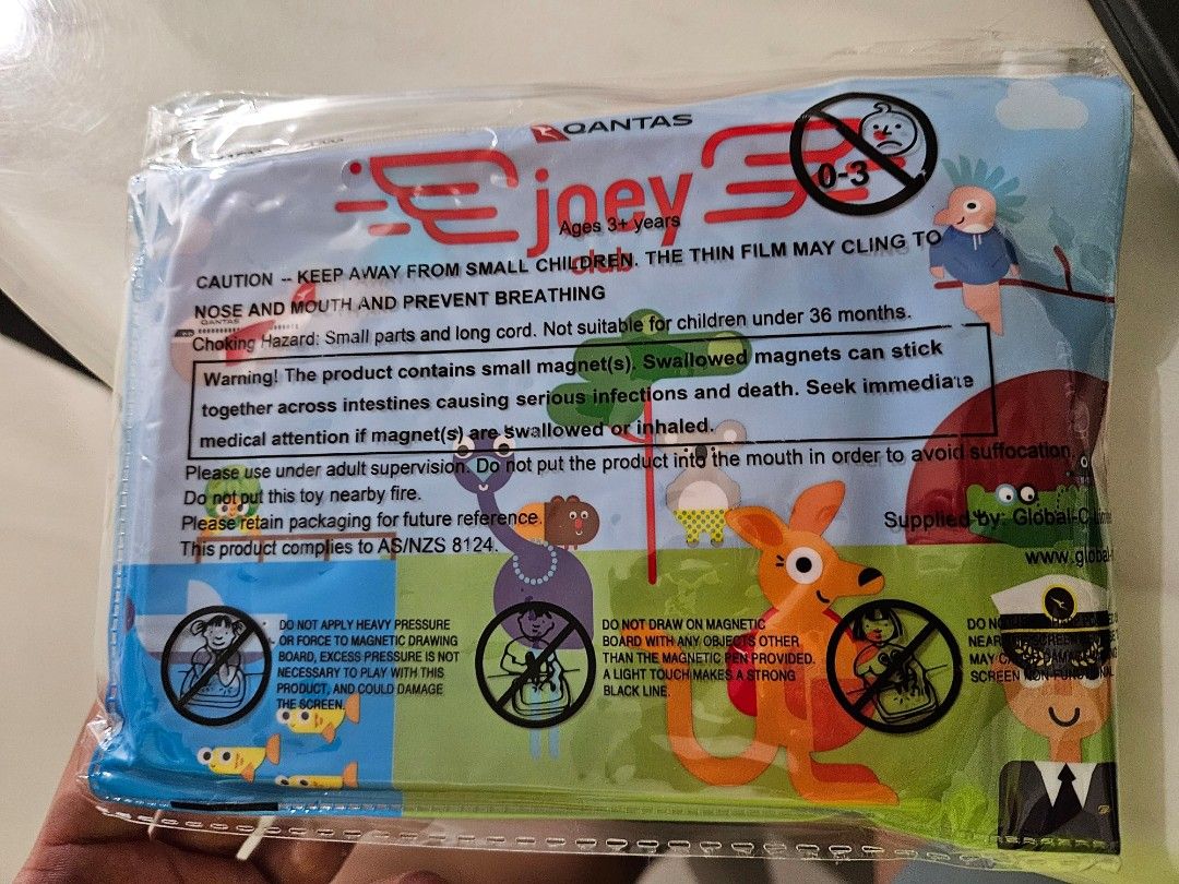 Qantas Airlines toddler drawing board, Hobbies & Toys, Collectibles ...