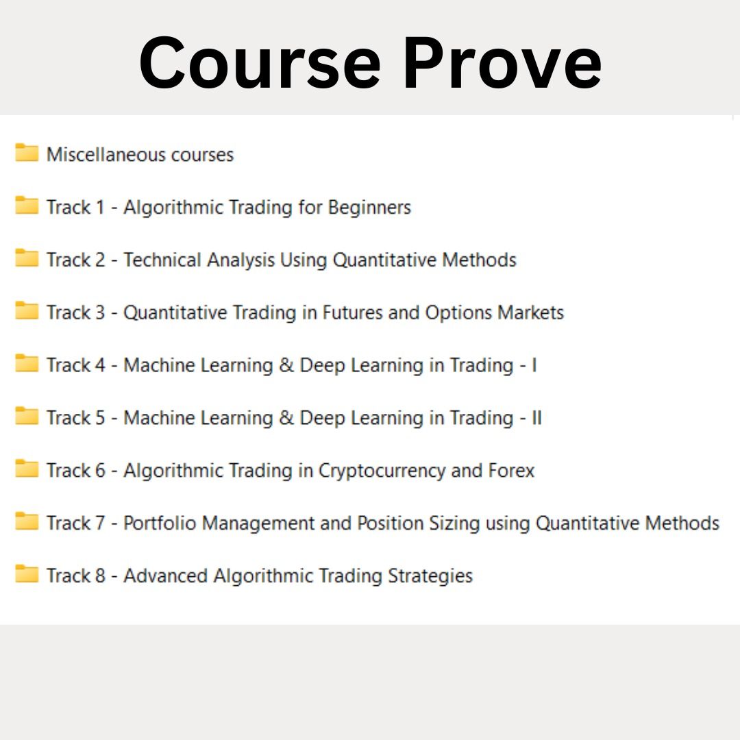 Quantra / Quantinsti 50+ Complete Full Course, Hobbies & Toys, Music & Media, CDs & DVDs on ...