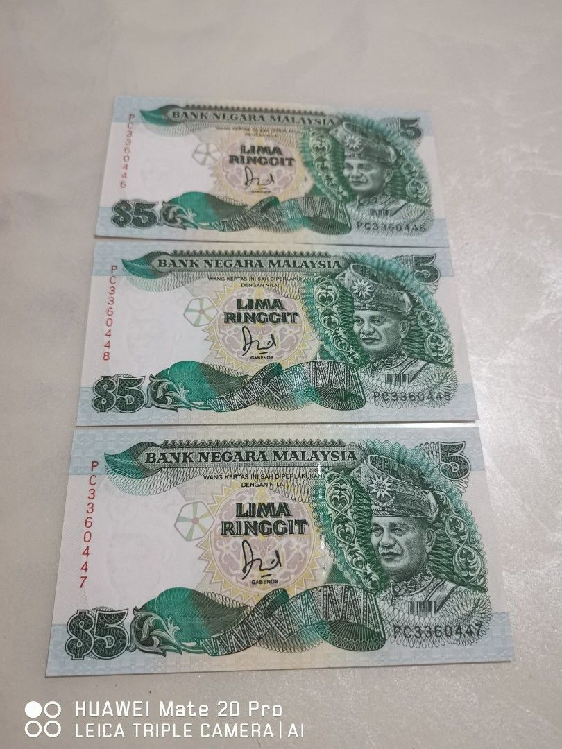 Rm5 Malaysia Old Note, Hobbies & Toys, Collectibles & Memorabilia ...