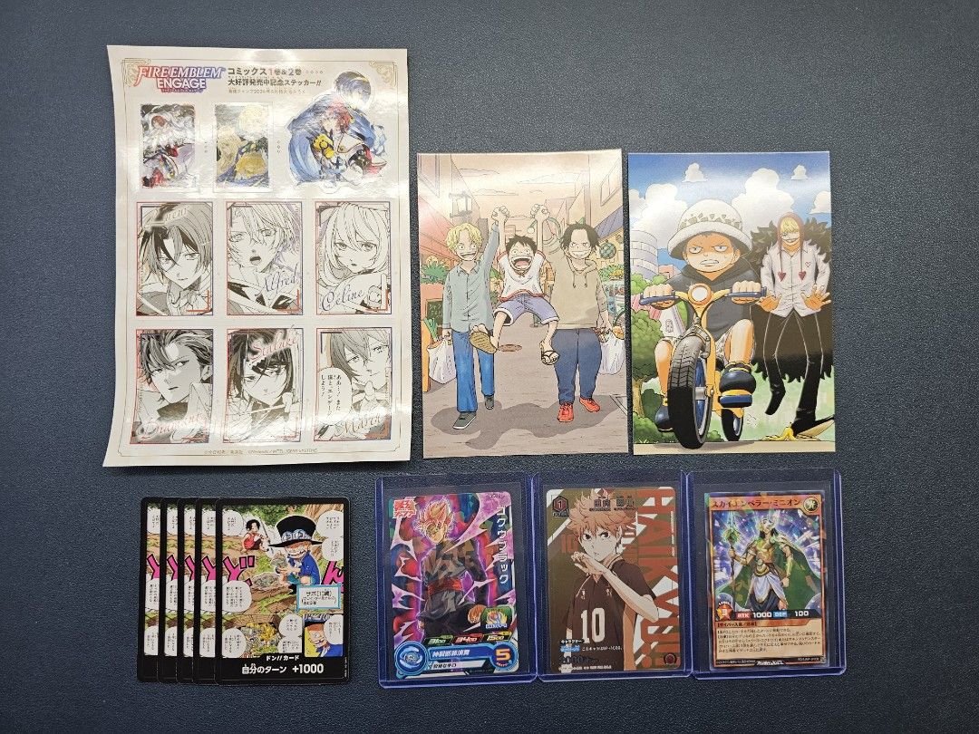 Saikyo Jump May 2024 One Piece Dragon Ball Heroes Union Arena Yu Gi Oh Fire Emblem Engage ...