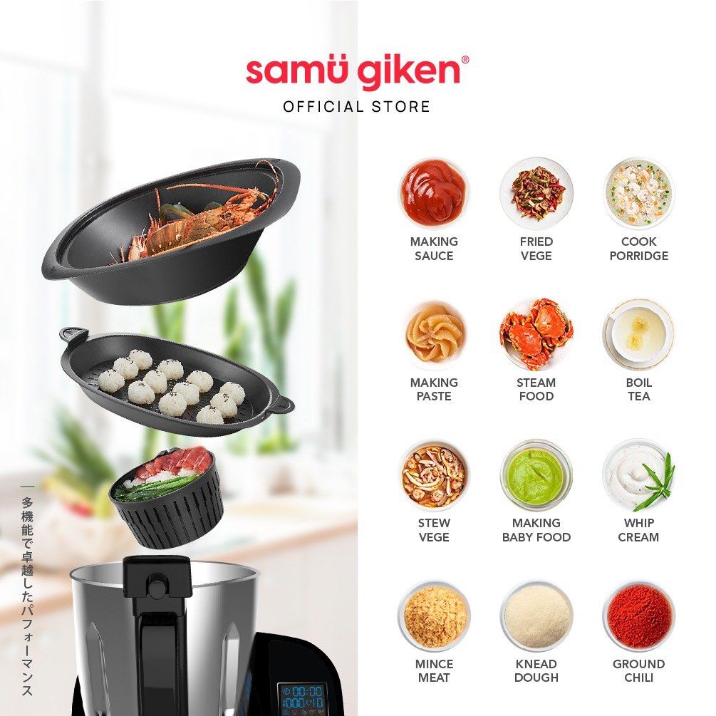 Samu Giken Smart Cooking Processor, TV & Home Appliances, Kitchen ...