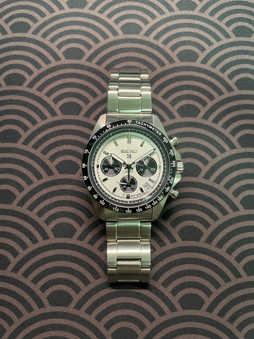 Seiko Custom Mod “Speedtimer Panda” 39mm case, Men's Fashion, Watches ...