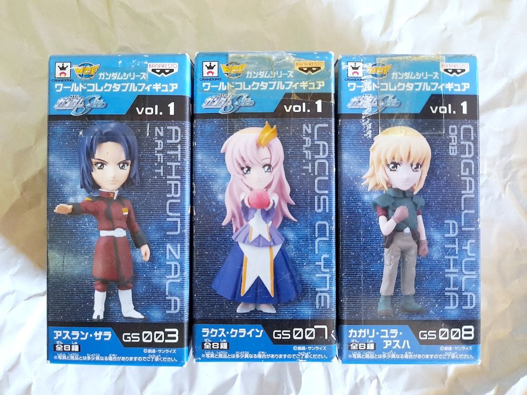 (SET of 3) Mobile Suit Gundam Seed Character Figure Set [Athrun Zala, Lacus Clyne], Hobbies ...