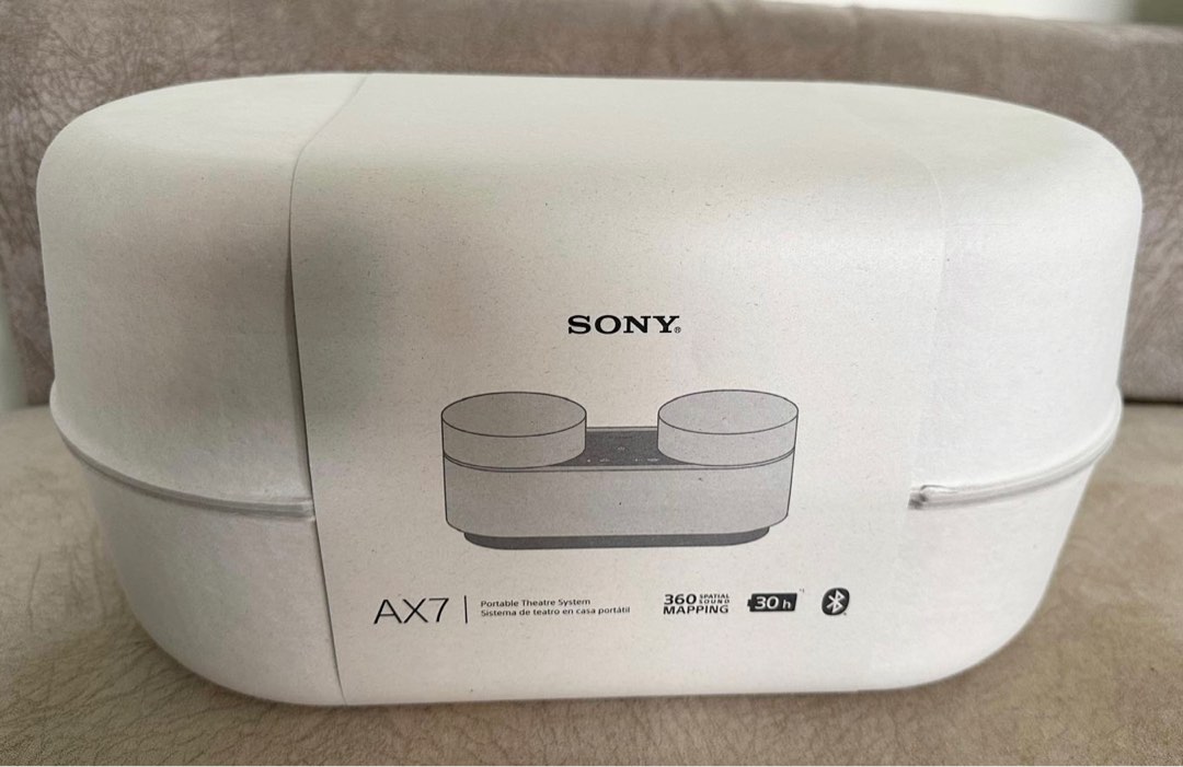 Sony AX 7 Portable Theatre System with 360 Spatial Sound Mapping, Audio ...