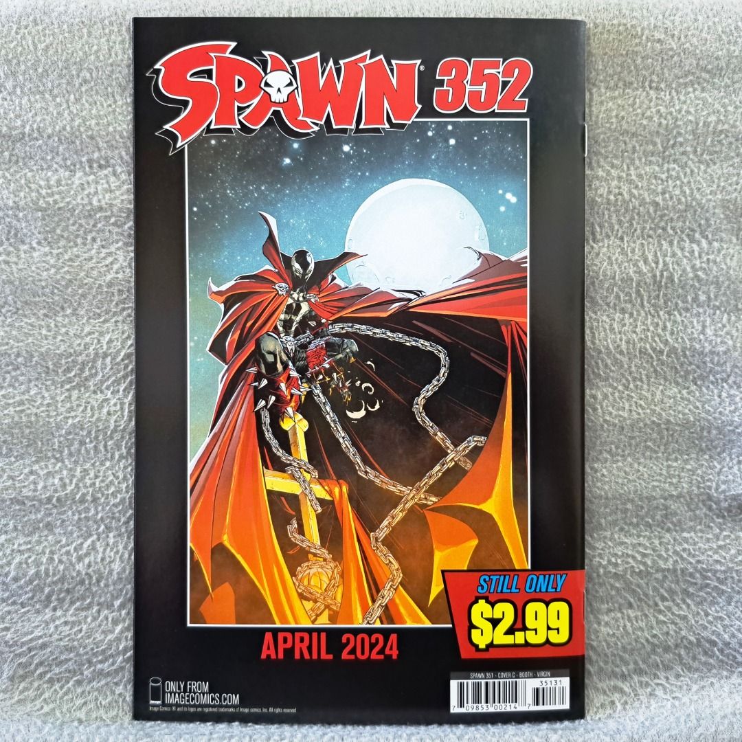 Spawn #351 Brett Booth Variant (Image Comics) Todd McFarlane, Rory ...