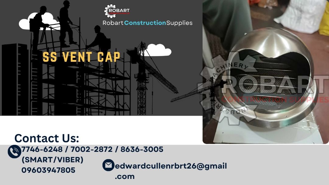 ss vent cap, Commercial & Industrial, Construction & Building Materials ...
