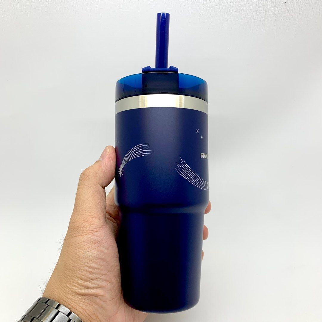 Starbucks x Stanley - Blue Silver Meteor, Kitchen & Appliances di Carousell