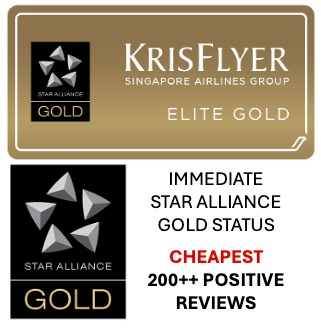 PRICE MATCH PM Star Alliance Gold Status | Singapore Airlines SIA ...
