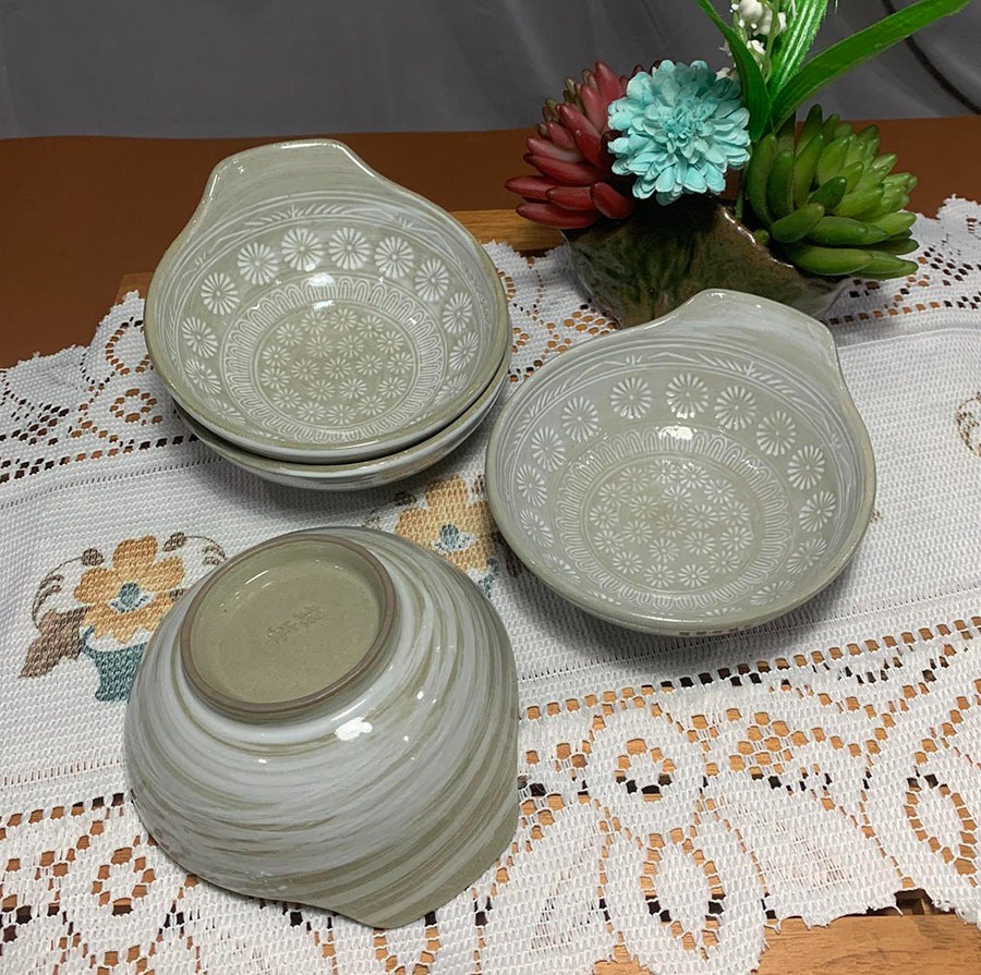 Stoneware Hand Held Bowls (SET), Furniture & Home Living, Kitchenware ...