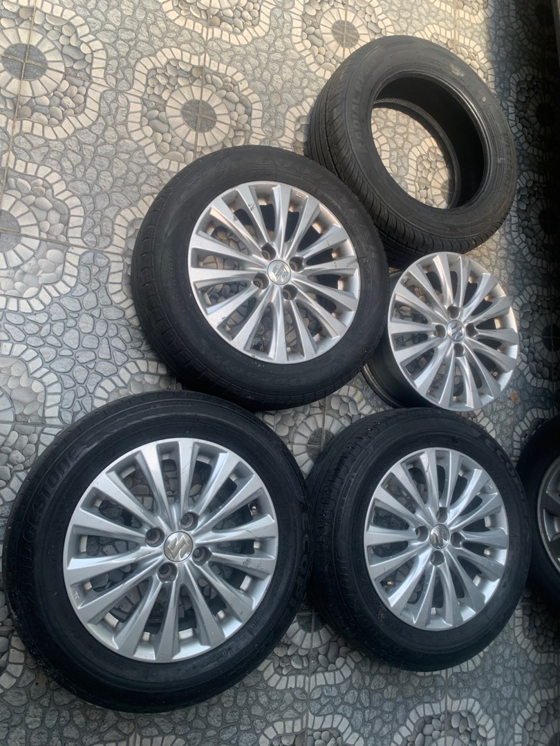 Suzuki ciaz stock mags w/ tires, Car Parts & Accessories, Body Parts ...