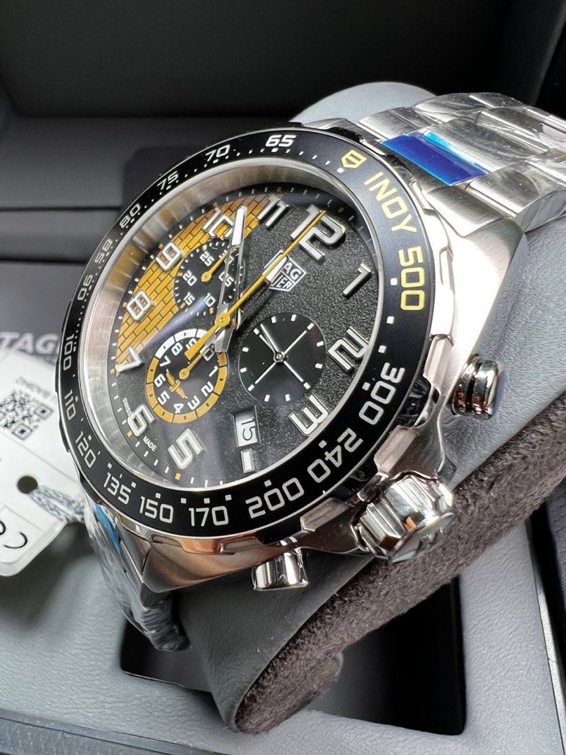 Tag Heuer F1 x Indy 500, Men's Fashion, Watches & Accessories, Watches ...