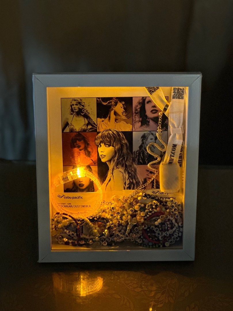 Taylor Swift Eras Tour Shadow Box, Furniture & Home Living, Home Decor ...