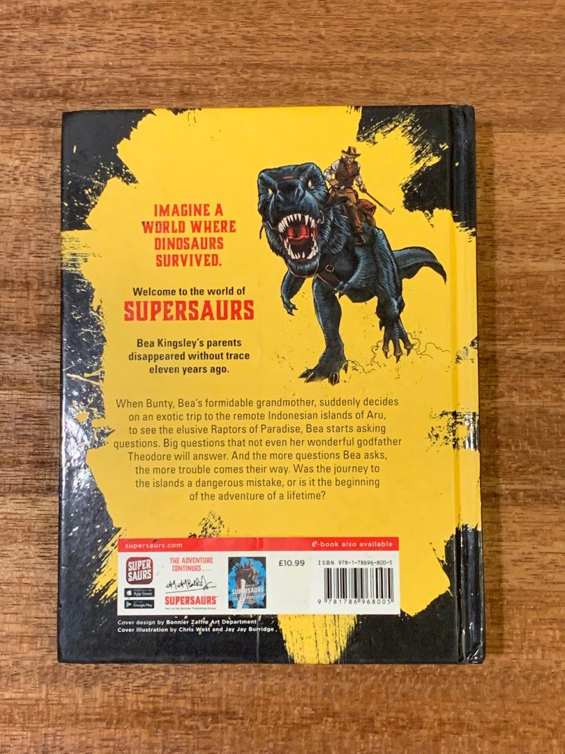 THE WORLD OF SUPERSAURS RAPTORS OF PARADSE book by JAY JAY BURRIDGE ...