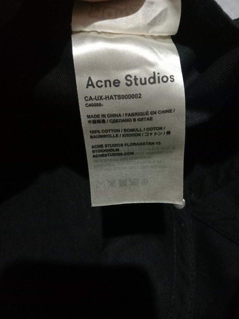 Topi Acne Studios Monster in my pocket Second Original cap Model ...