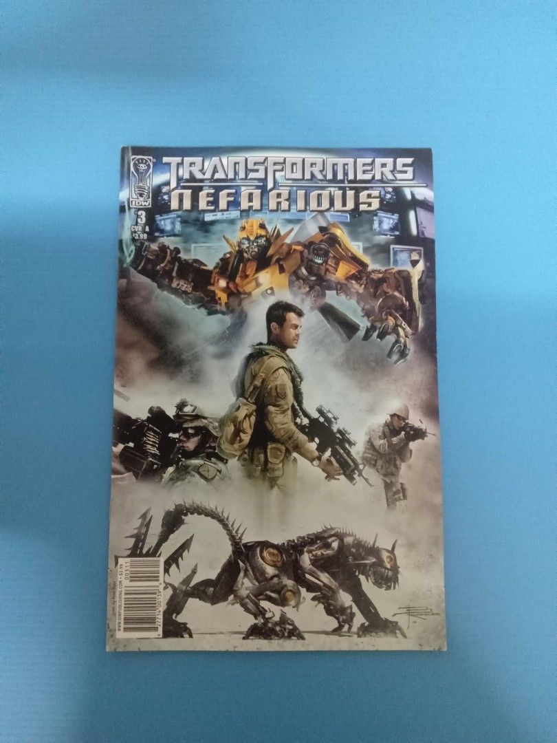Transformers: Nefarious #3 ( Brian Rood - Cover Art ) IDW Publishing ...