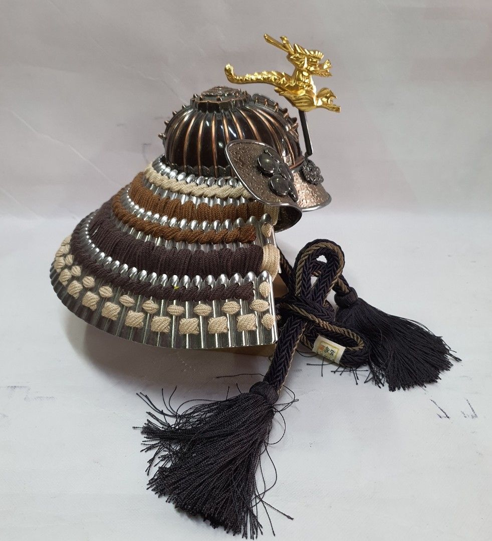 Vintage Japan Samurai Helmet Kabuto Shogun Armor, Hobbies & Toys ...
