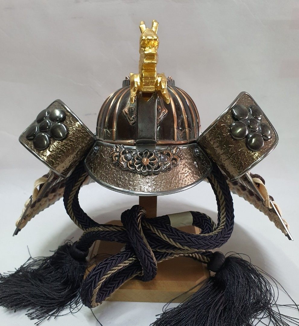 Vintage Japan Samurai Helmet Kabuto Shogun Armor, Hobbies & Toys ...