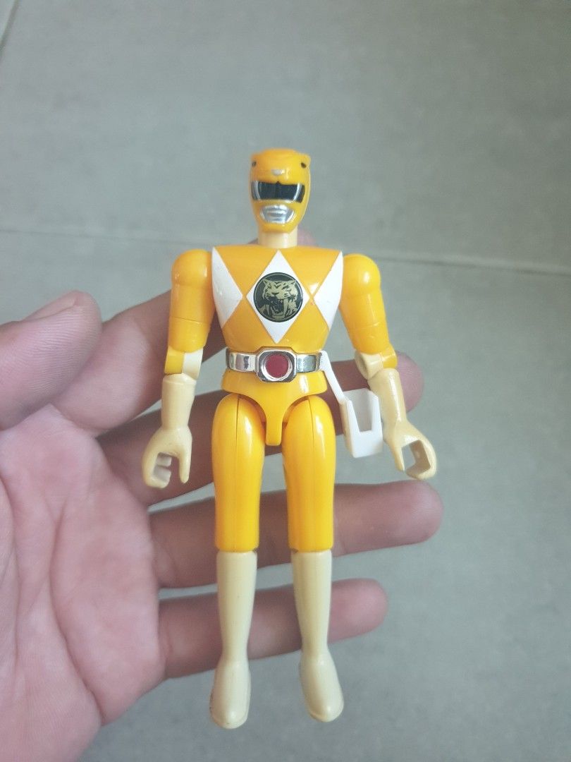 Vintage mmpr yellow ranger, Hobbies & Toys, Toys & Games on Carousell