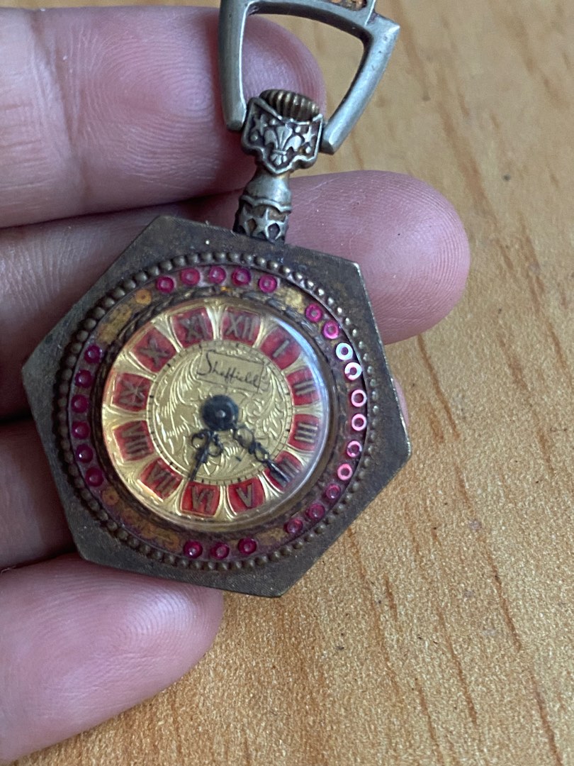 Vintage SHEFFIELD Pocket Watch For Repair, Women's Fashion, Watches ...