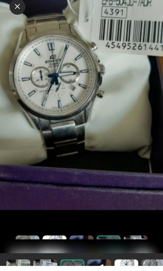 WTS / WTT New Casio Ediface Quartz GMT dual time zone chronograph ...