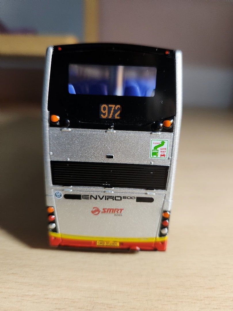 1:64 SMRT pixelated livery Enviro 500 bus, Hobbies & Toys, Toys & Games ...