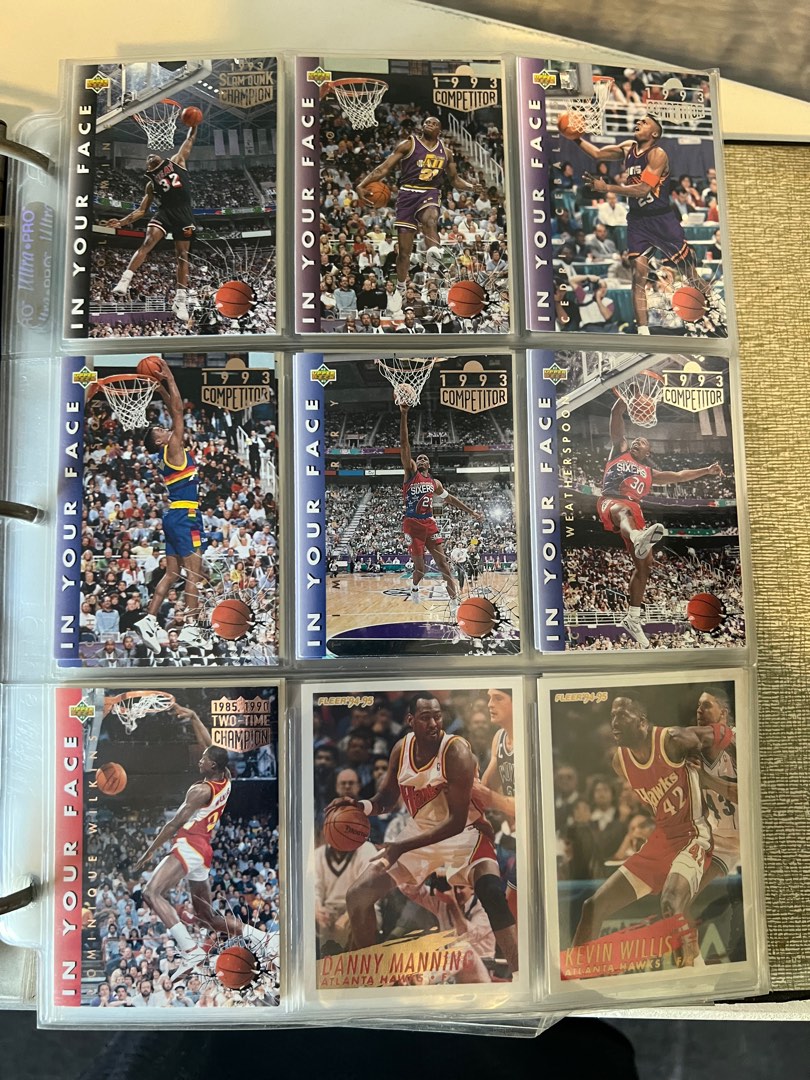 1990s NBA basketball cards, Hobbies & Toys, Memorabilia & Collectibles ...