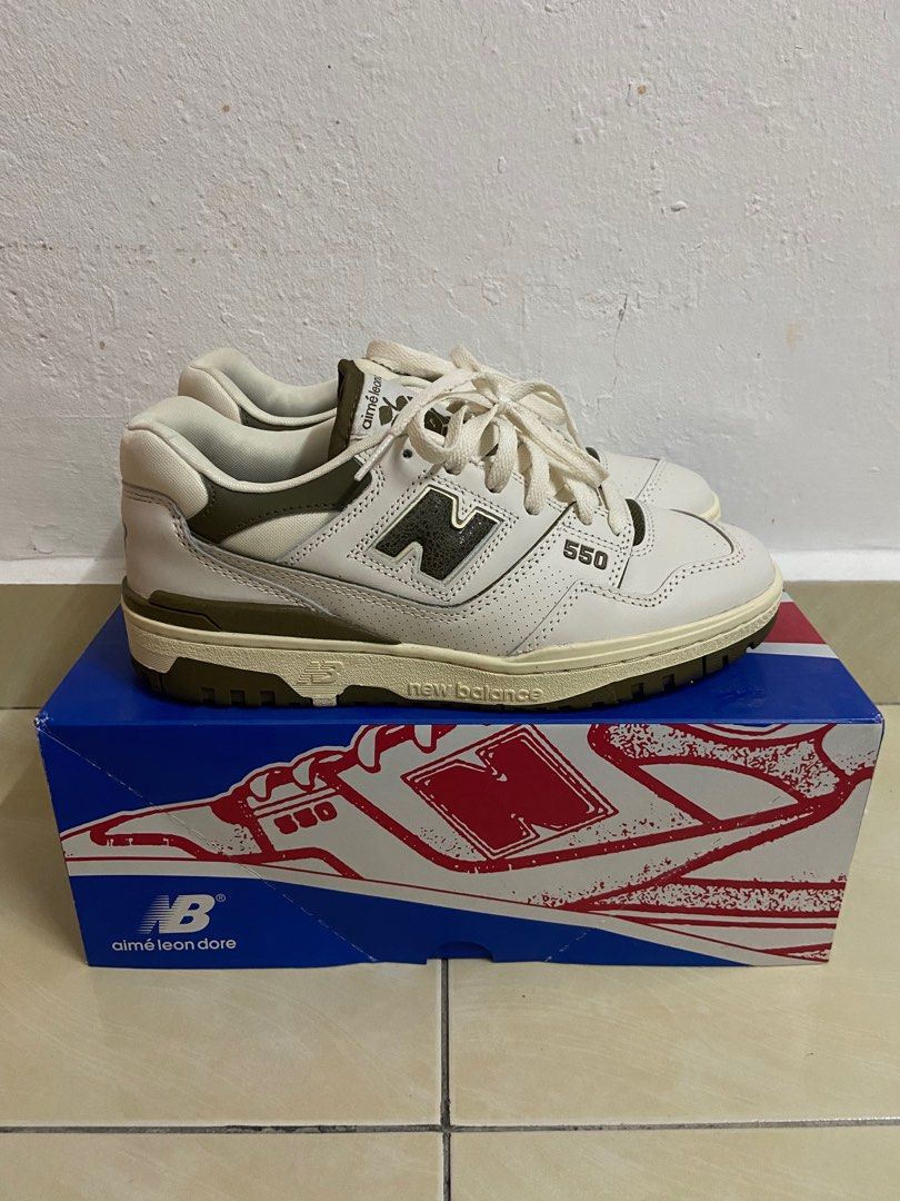 550 Aime Leon Dore ALD Olive, Men's Fashion, Footwear, Sneakers on ...
