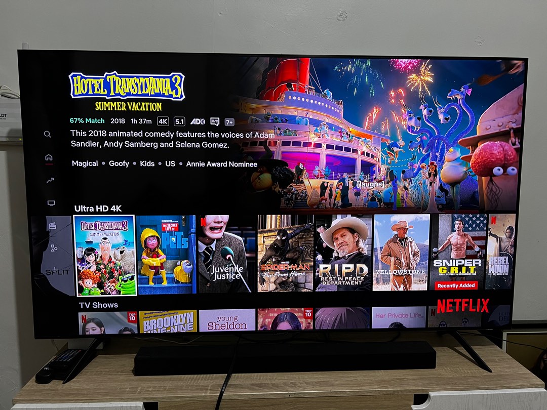 65 inches - Samsung Tu8000 Series Crystal 4K UHD Smart TV, TV & Home ...