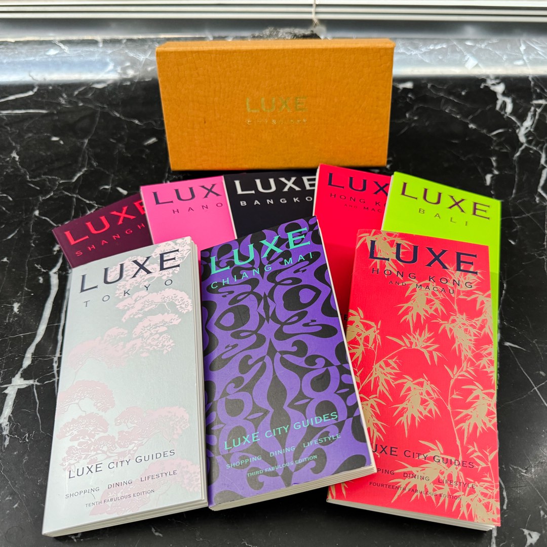 8 LUXE Asian city Travel Guides + box, Hobbies & Toys, Books ...