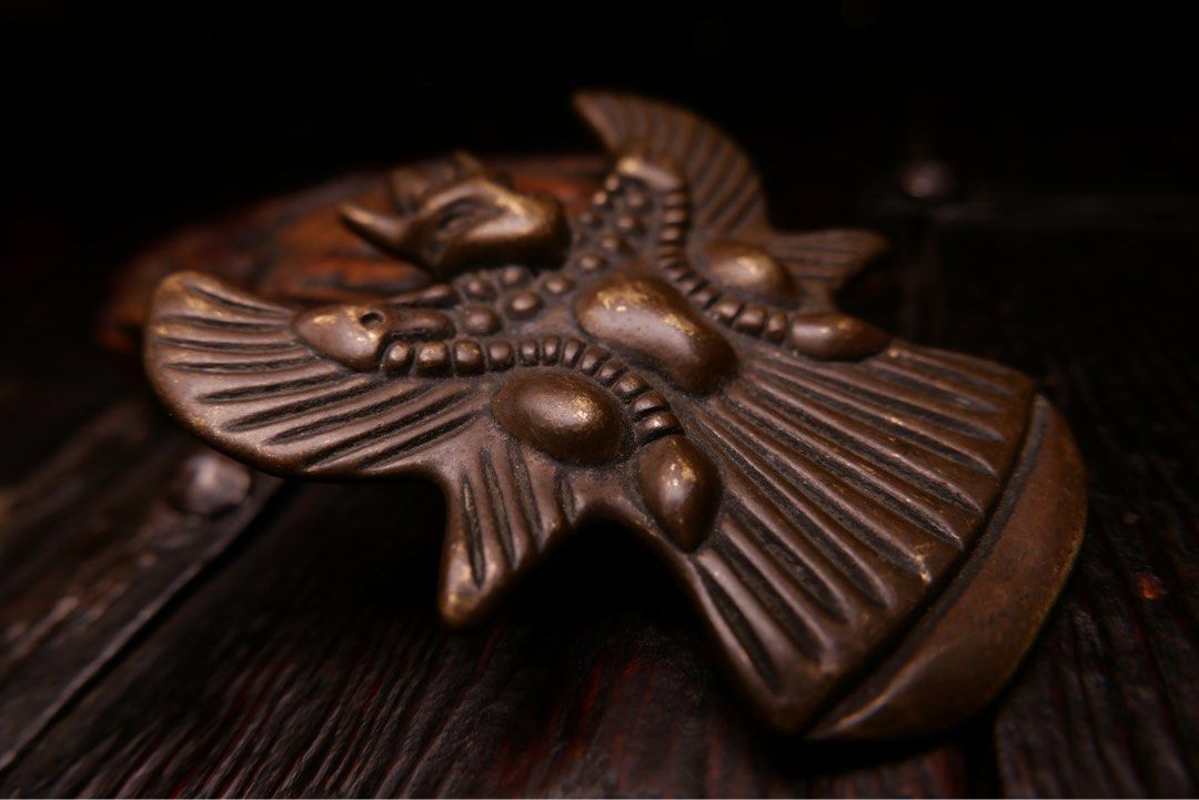 不太老 天铁 迦楼罗 大鹏鸟Not Very Old,Tibet Tiantie, Tibetan iron material Tian ...