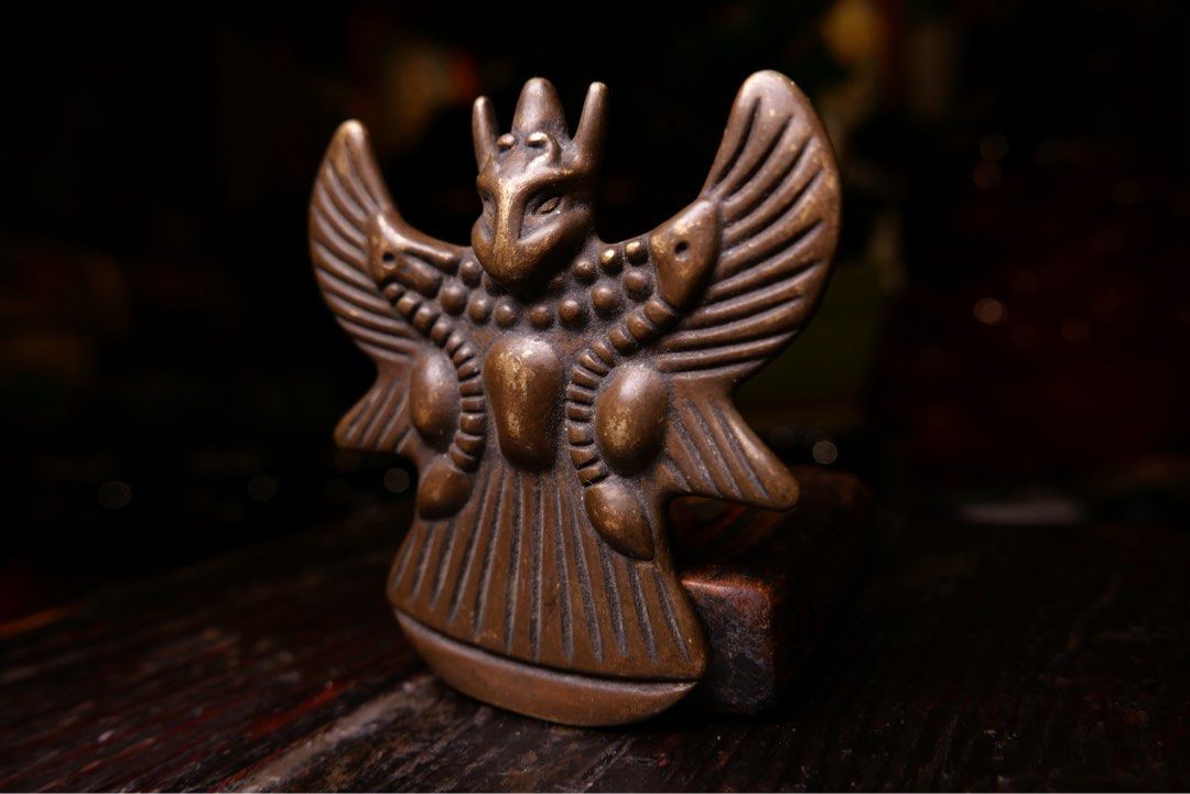 不太老 天铁 迦楼罗 大鹏鸟Not Very Old,Tibet Tiantie, Tibetan iron material Tian Tie, Gruda Bird, Da peng ...