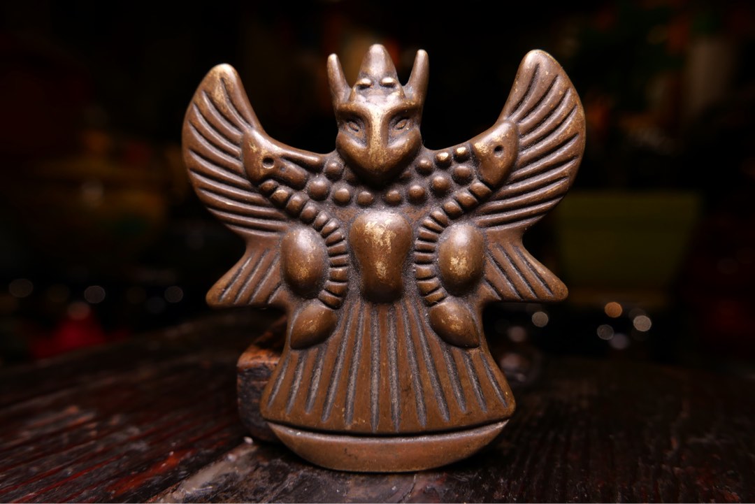 不太老 天铁 迦楼罗 大鹏鸟Not Very Old,Tibet Tiantie, Tibetan iron material Tian Tie, Gruda Bird, Da peng ...