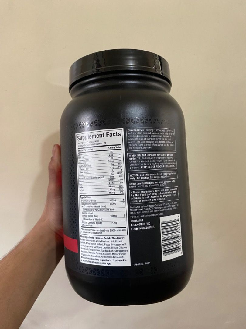 Muscletech Nitrotech Ripped Lean Whey Protein Powder 2Lbs - Muscle ...