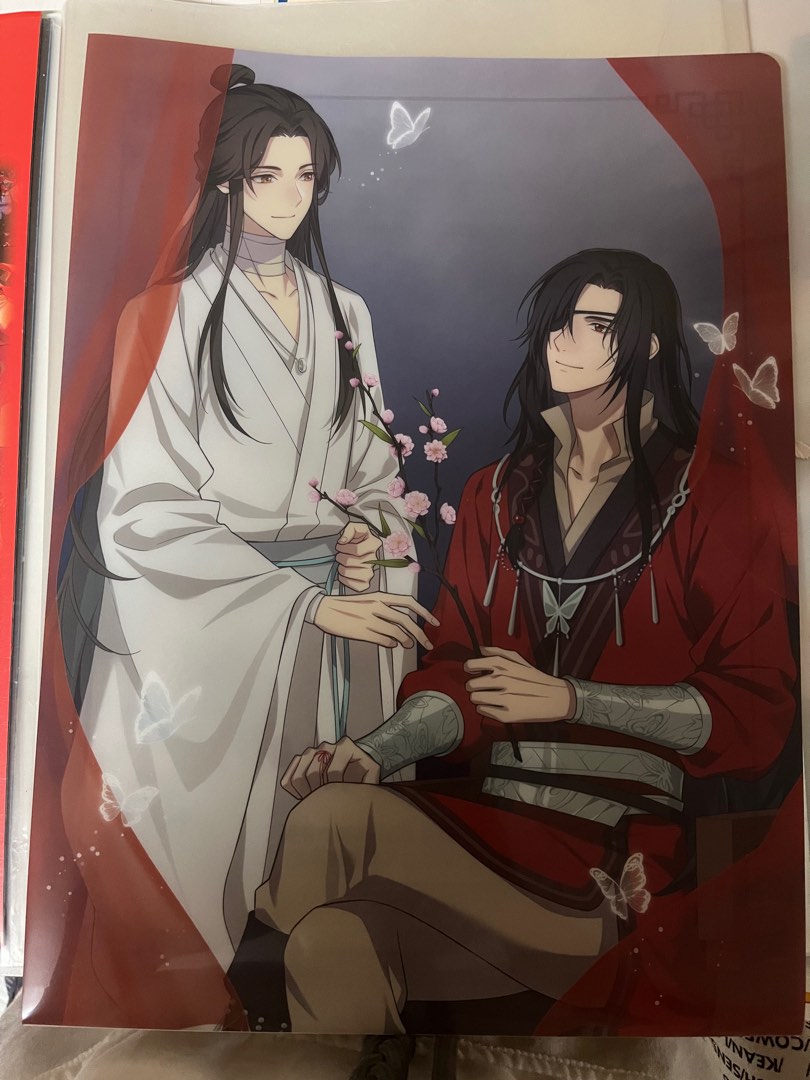 天官賜福 PASH! 3月號 附錄 file 文件夾, 興趣及遊戲, 收藏品及紀念品, 郵票及印刷品 - Carousell