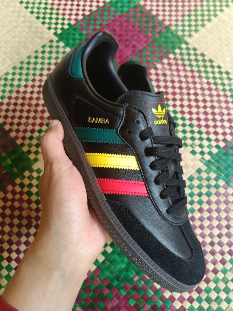 Adidas samba rasta, Men's Fashion, Footwear, Sneakers on Carousell