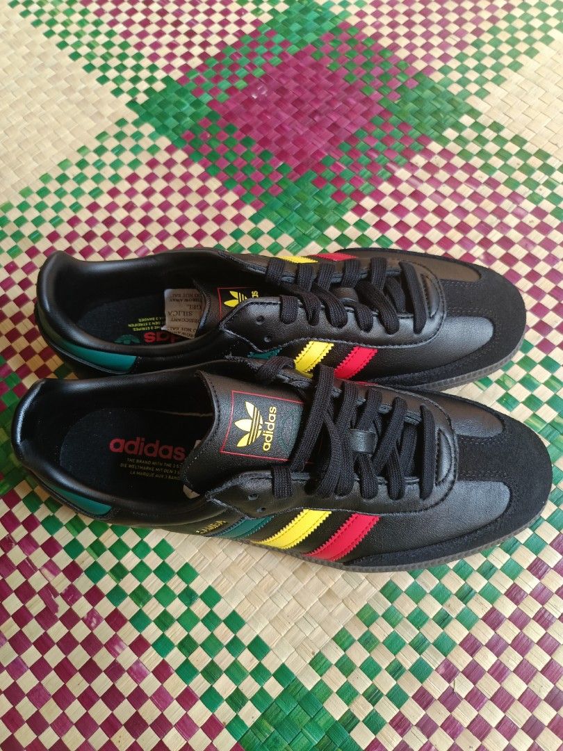Adidas samba rasta, Men's Fashion, Footwear, Sneakers on Carousell