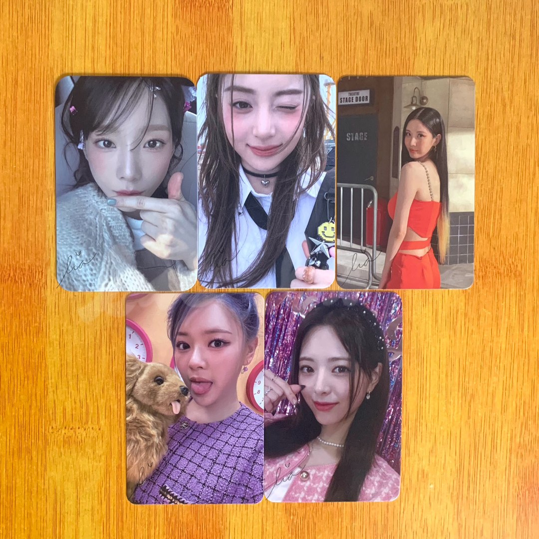 Aespa lesserafim red velvet taeyeon itzy photocards, Hobbies & Toys, Memorabilia & Collectibles ...