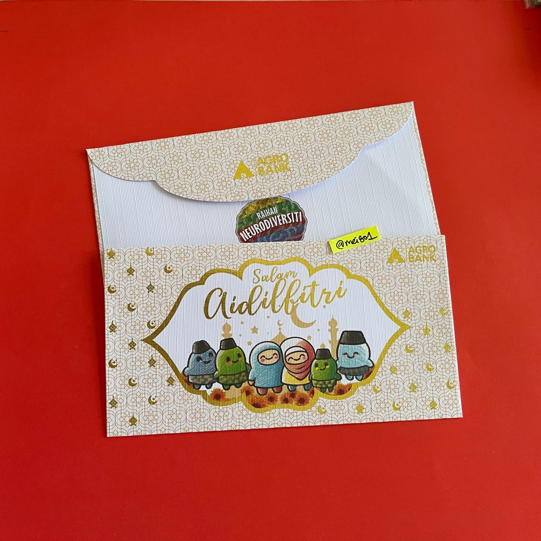 Agro Bank Raya packet / Sampul raya 2024, Hobbies & Toys, Stationery ...