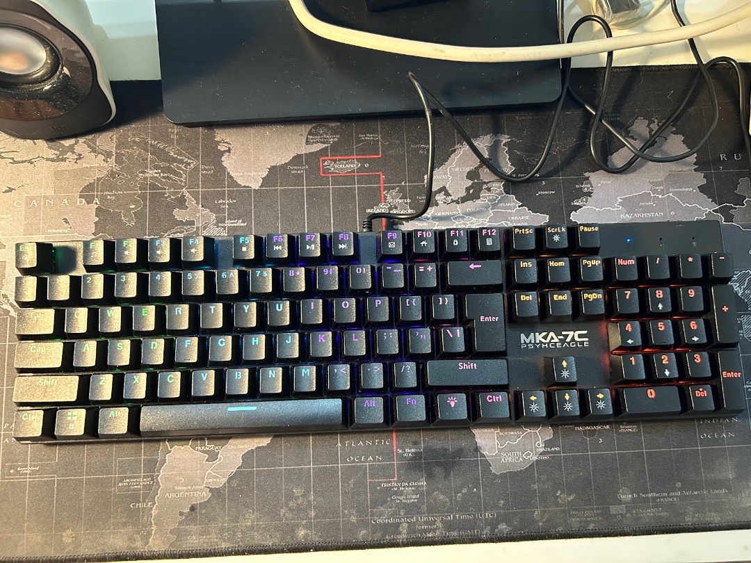 Armaggeddon MKA-7C PsychEagle Mechanical Gaming Keyboard Blue Switch ...