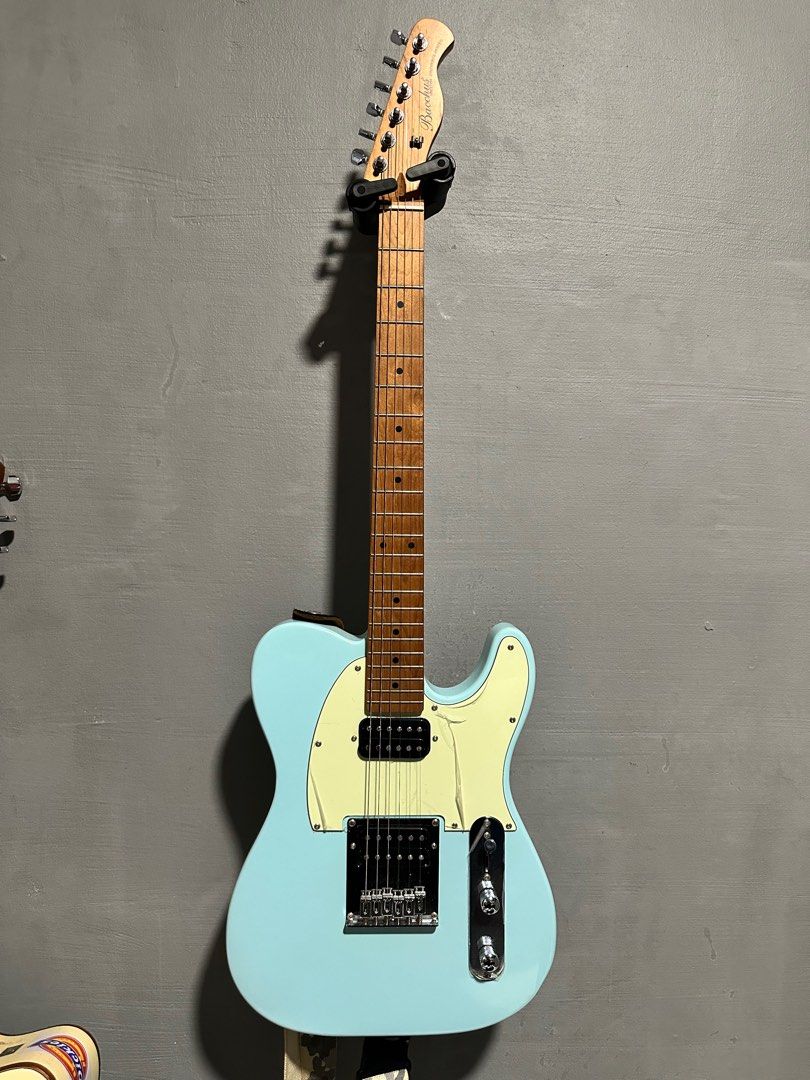 Bacchus Blue Telecaster Electric Guitar, Hobbies & Toys, Music & Media ...