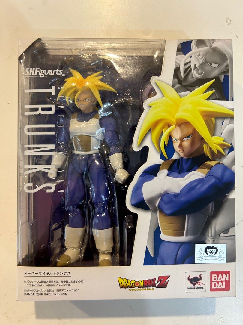 Bandai SHF s.h.figuarts Dragon Ball Z Super Saiyan Trunks Action Figure ...