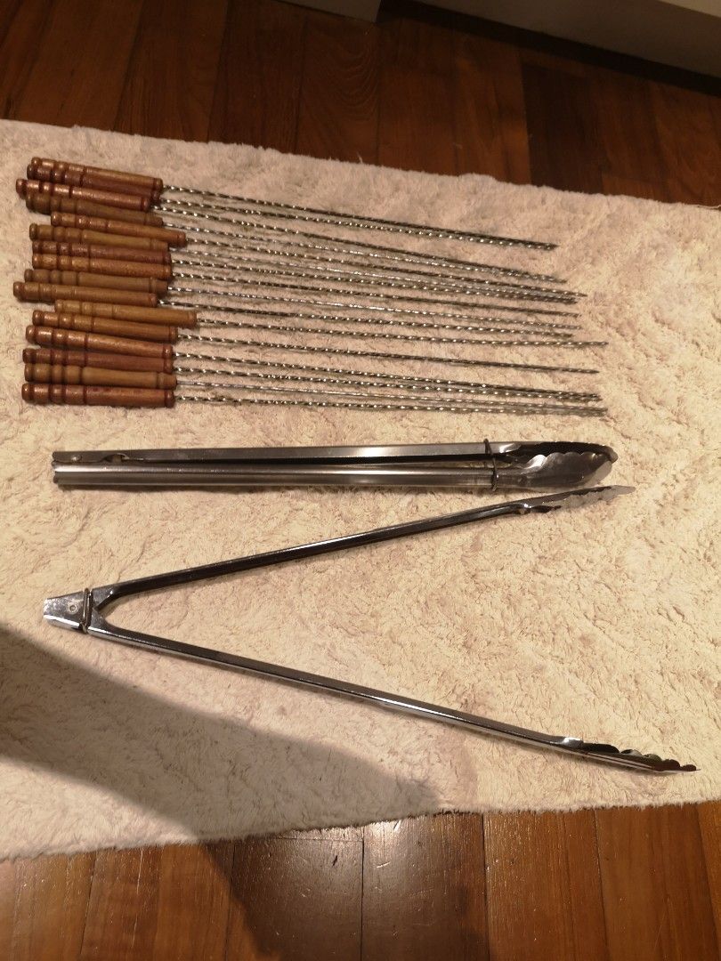 BBQ tong sticks, Furniture & Home Living, Kitchenware & Tableware ...