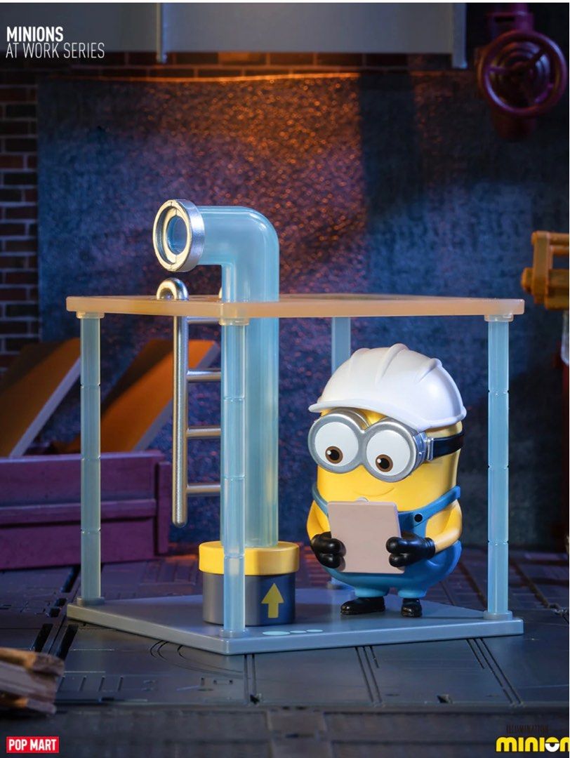 BNIF Popmart Minions at work |Crane Catch Dave|Clumsy Jerry|Pipeline ...
