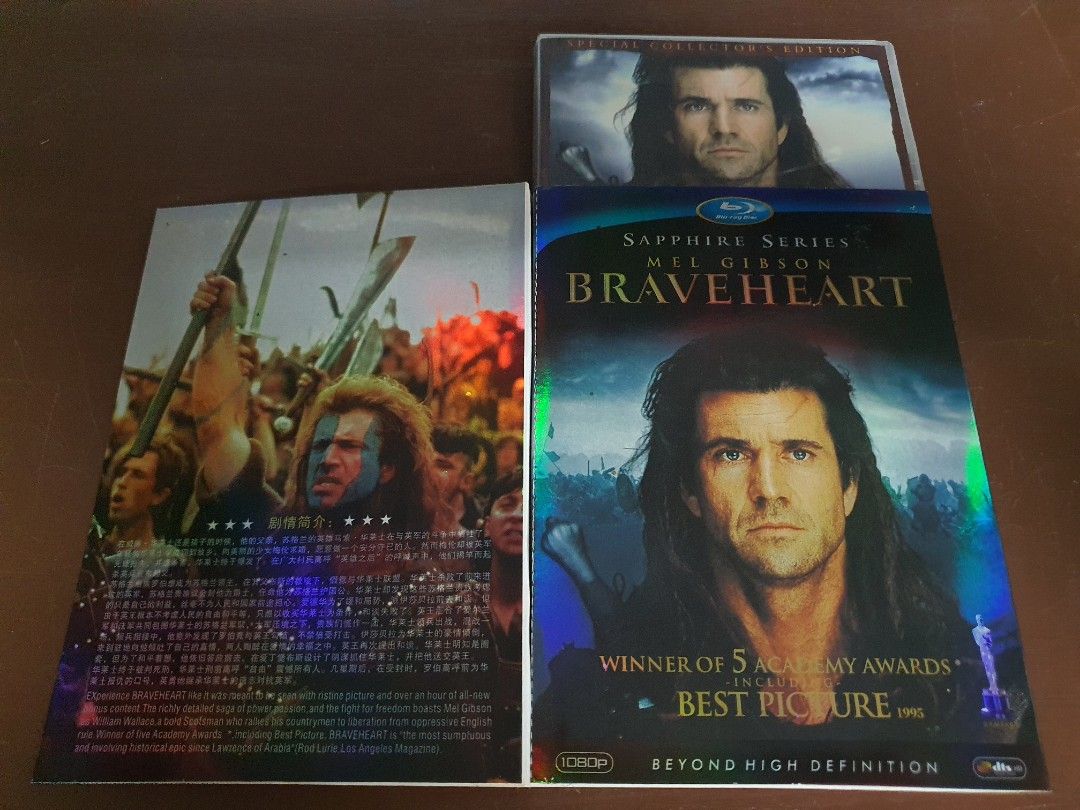 Braveheart Limited Edition HD DVD, Hobbies & Toys, Music & Media, CDs ...